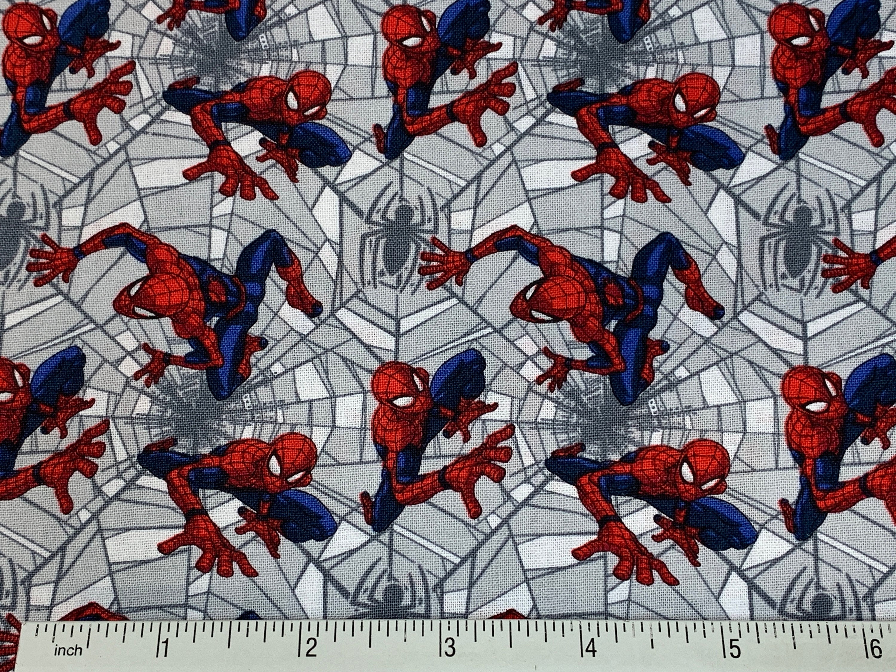 Marvel Avengers Superhero Fabric by the YARD. spiderman - Etsy