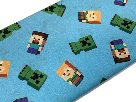 Minecraft Fabric by the YARD. Minecraft Friendsalex Steve - Etsy