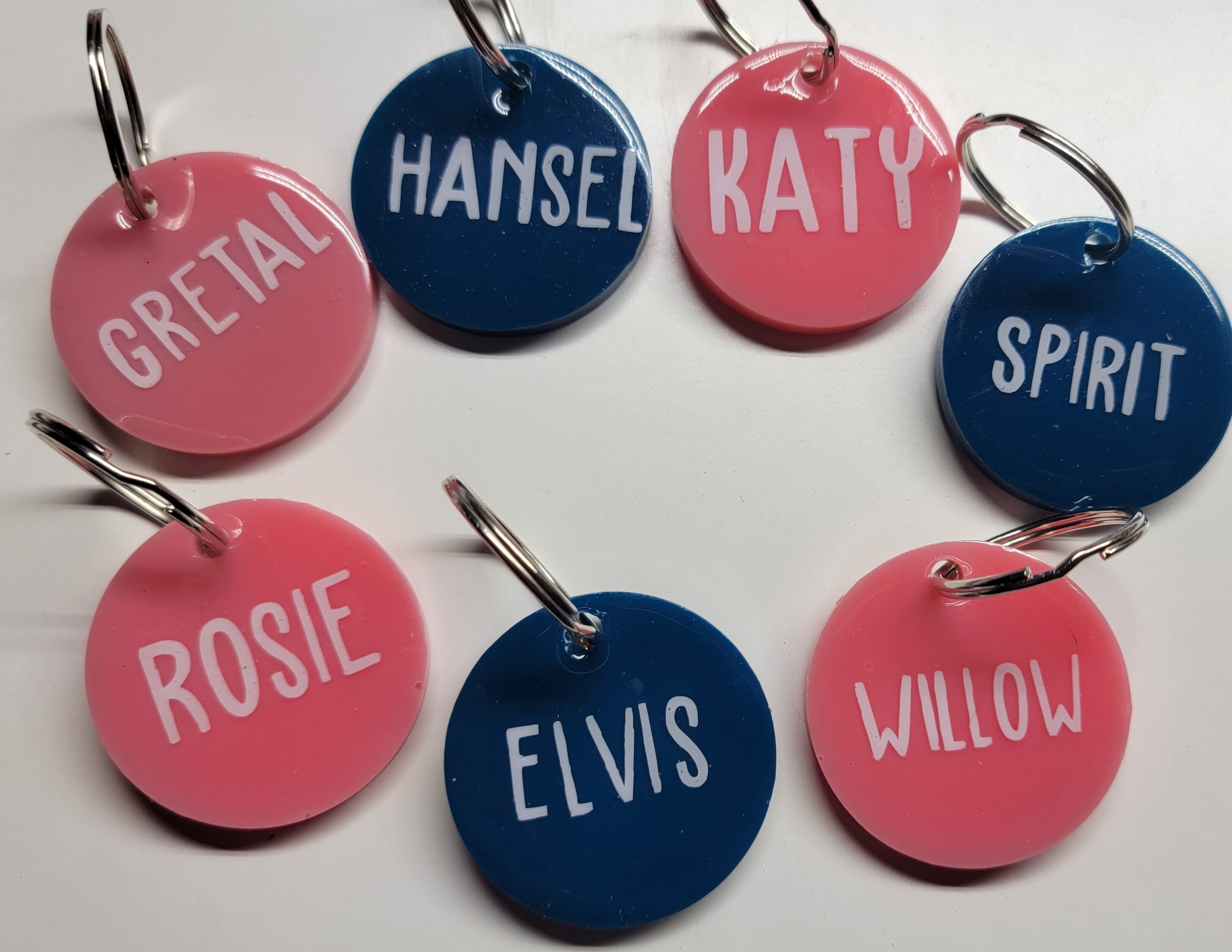 Farm Animal Name Tag Pet Name Tag Goat Tag Sheep Tag Business Keychain ...