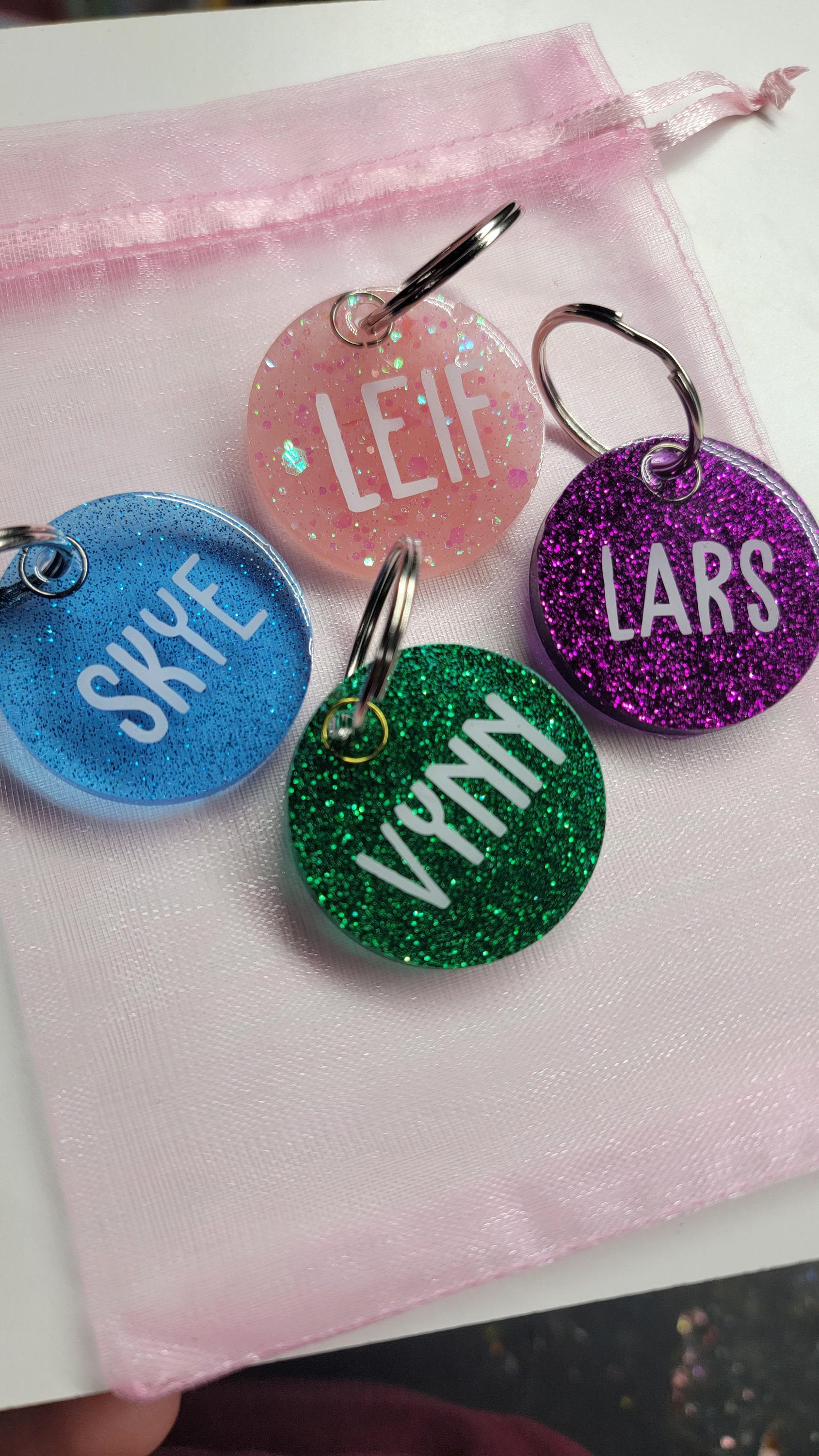 Farm Animal Name Tag Pet Name Tag Goat Tag Sheep Tag Business Keychain ...