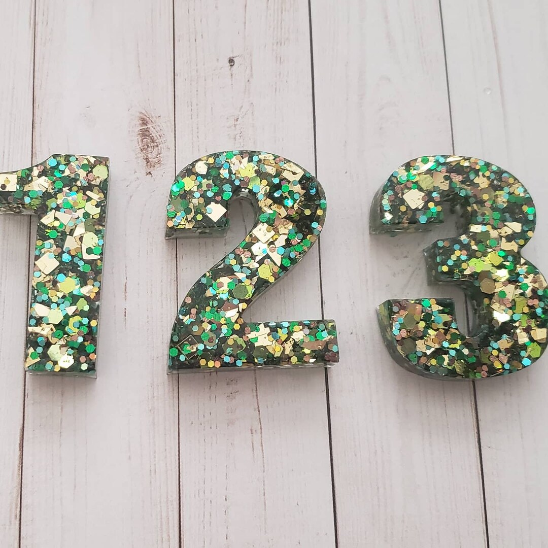 Customized Resin Numbers Learning at Home Open Ended Toy Sensory Bin ...