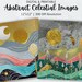 Abstract Metallic Celestial Paper | Digital Paper Pack | Commercial Use ...