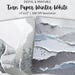 Abstract Torn Paper Winter Collage Digital Paper Commercial Use ...
