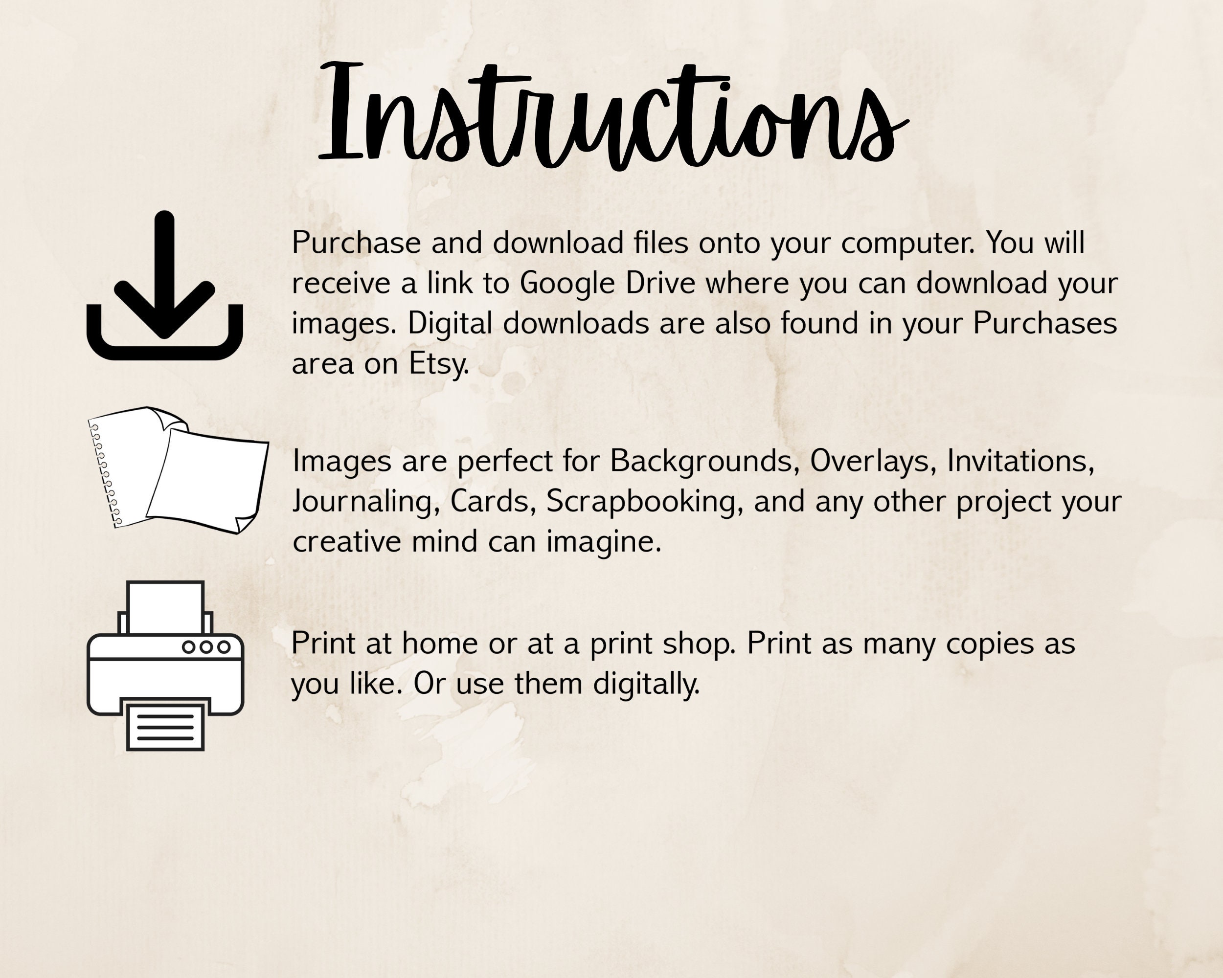 Old Vintage Paper Coffee Dyed Paper Aged Oxidized Paper Coffee Stained ...