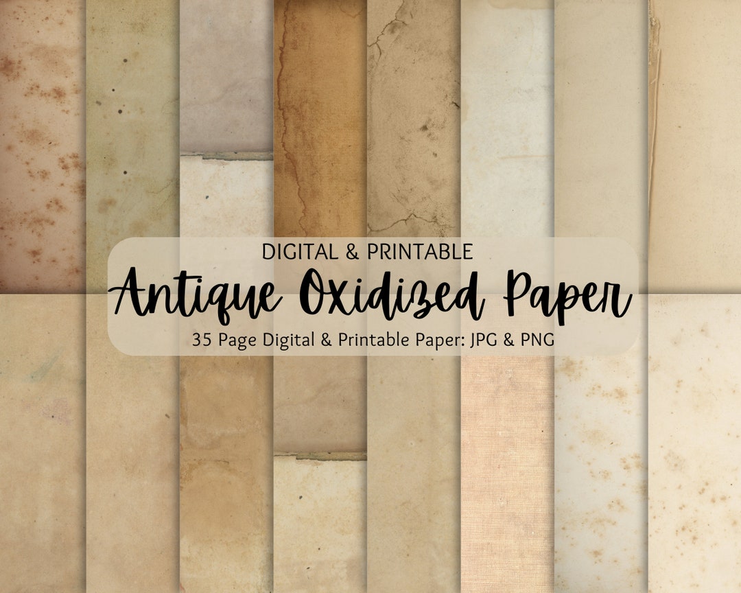 Old Vintage Paper | Coffee Dyed Paper | Aged Oxidized Paper | Coffee ...