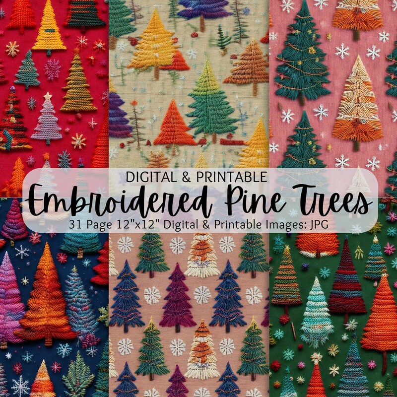 Tree Embroidery - Etsy