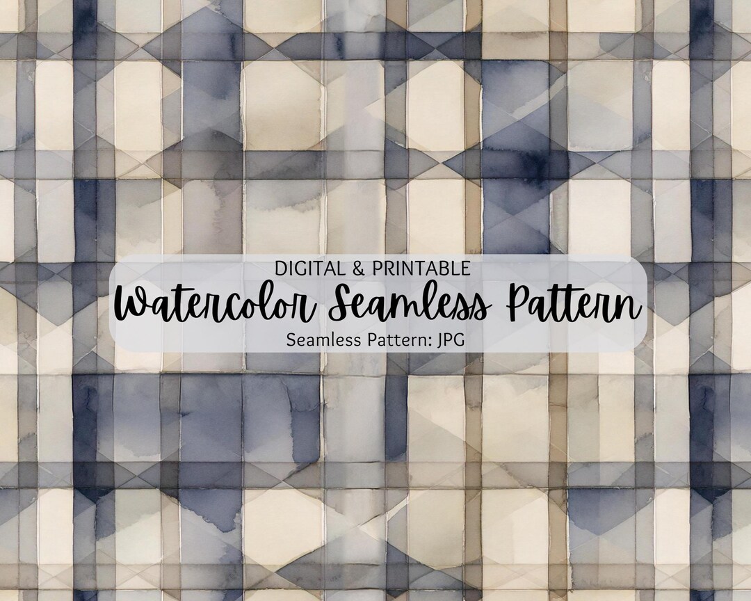 Watercolor Abstract Seamless Pattern | Abstract Pattern | Watercolor ...
