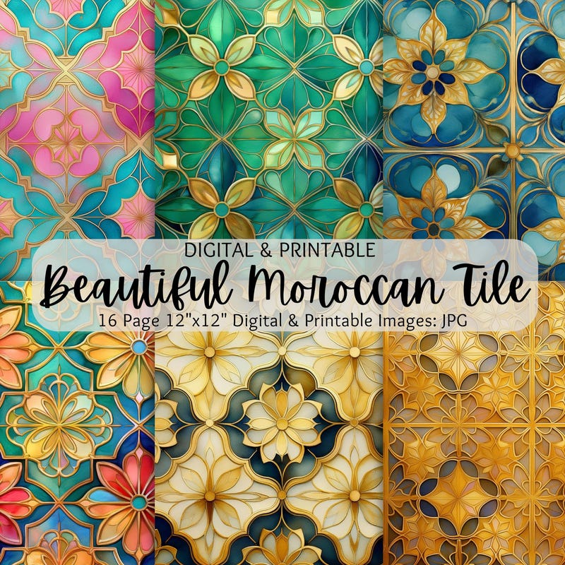 Moroccan Tile - Etsy