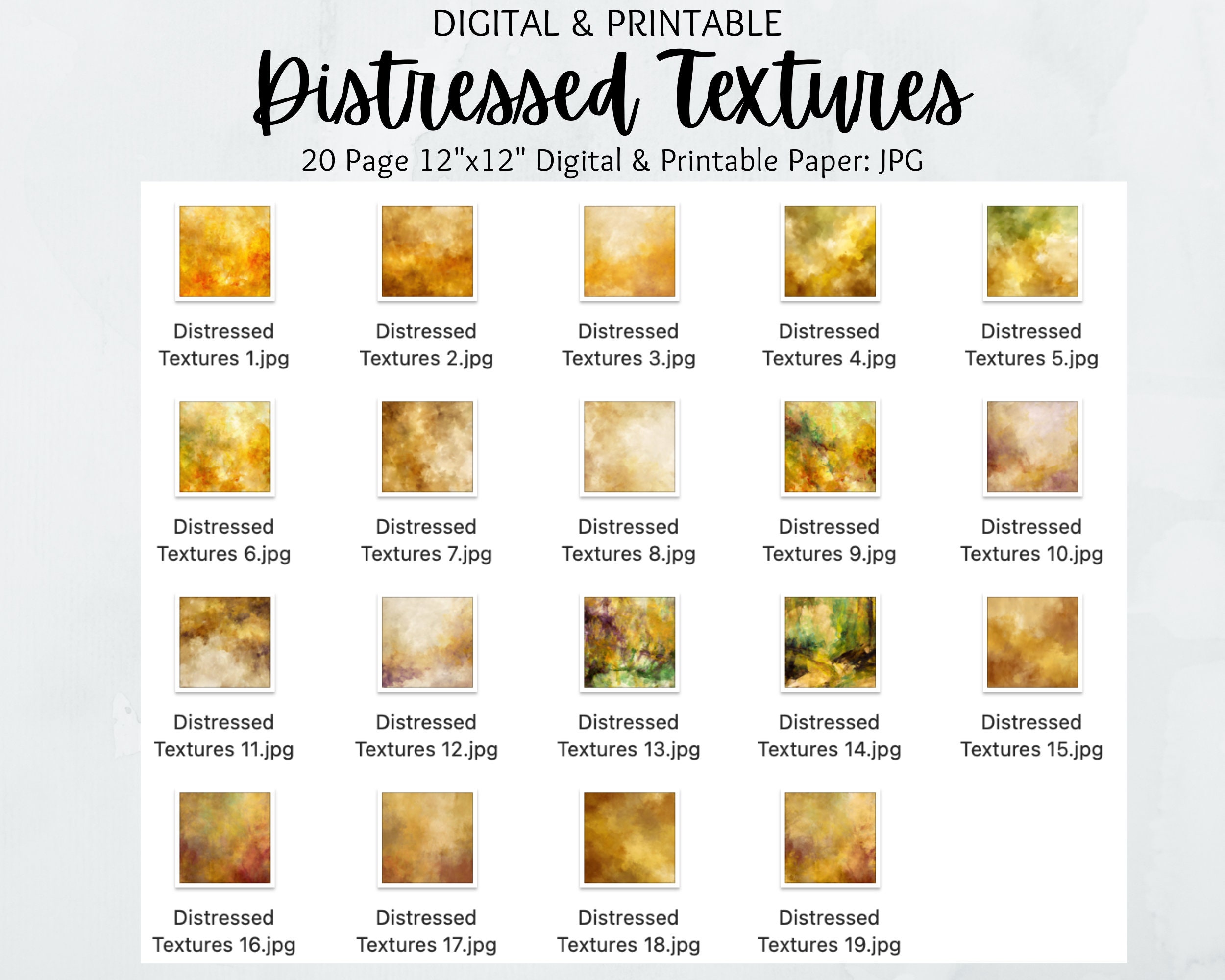 Distressed Paper Textures | Old Paper Textures | Vintage Antique ...