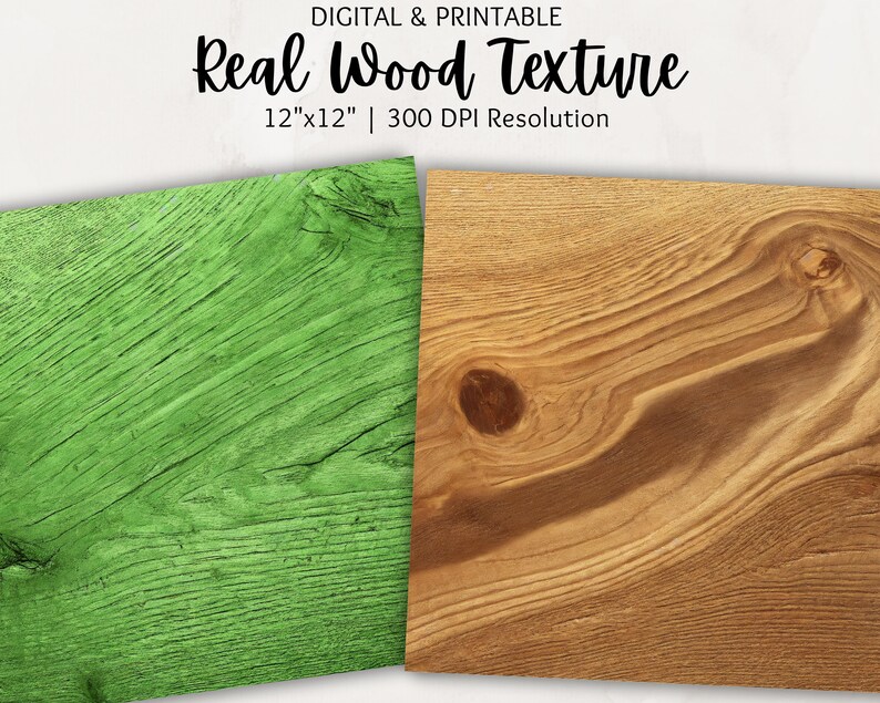Wood Grain Textures Digital Paper | Rustic Wood Scrapbook Paper Pack ...