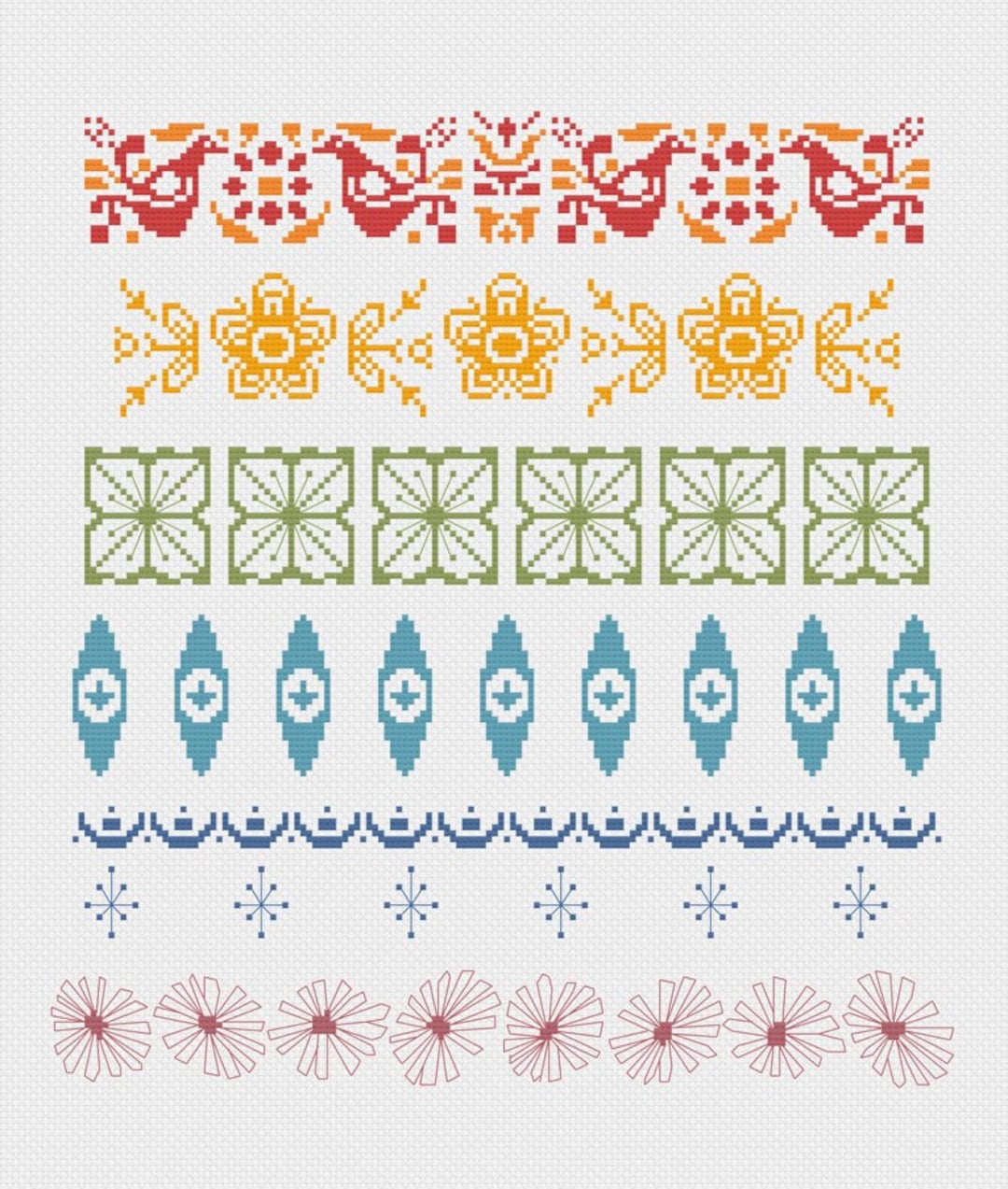 Vintage Pyrex Favourites Cross Stitch PDF Pattern - Etsy