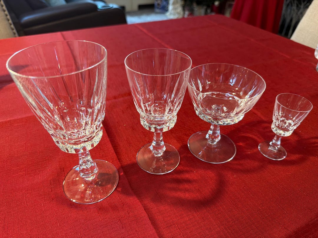 70’s Vintage Villeroy & Boch “tiara” German Hand Cut / Blown Crystal ...