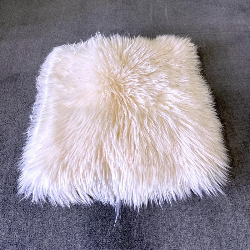 Sheepskin Chair Pad Mat - Etsy