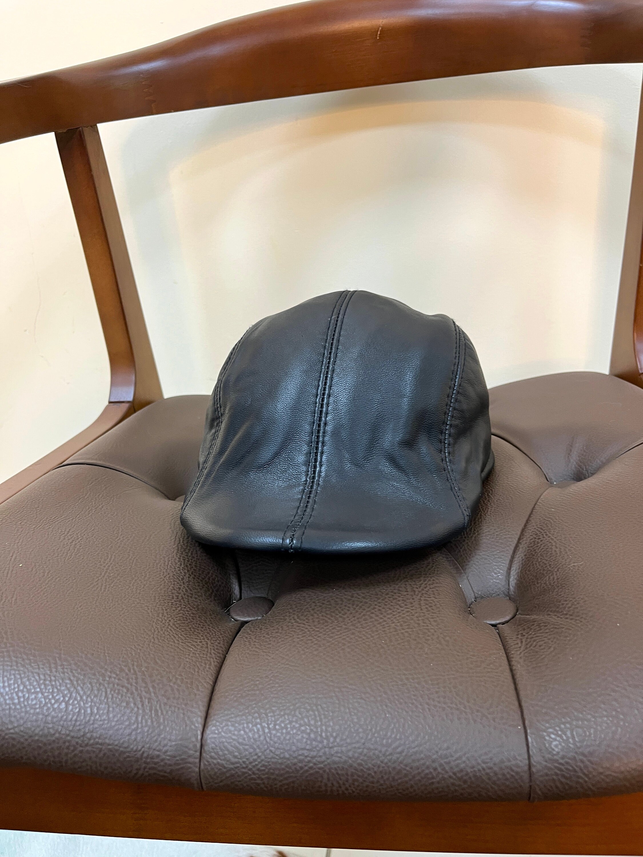 Ivy Cap Leather Ivy Driver Cap Black Ivy Cap Brown Ivy Cap - Etsy