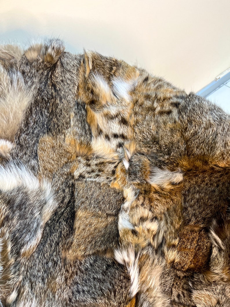 Real Lynx Fur Throw Genuine Lynx Pelt Rugs 100% Real Lynx - Etsy