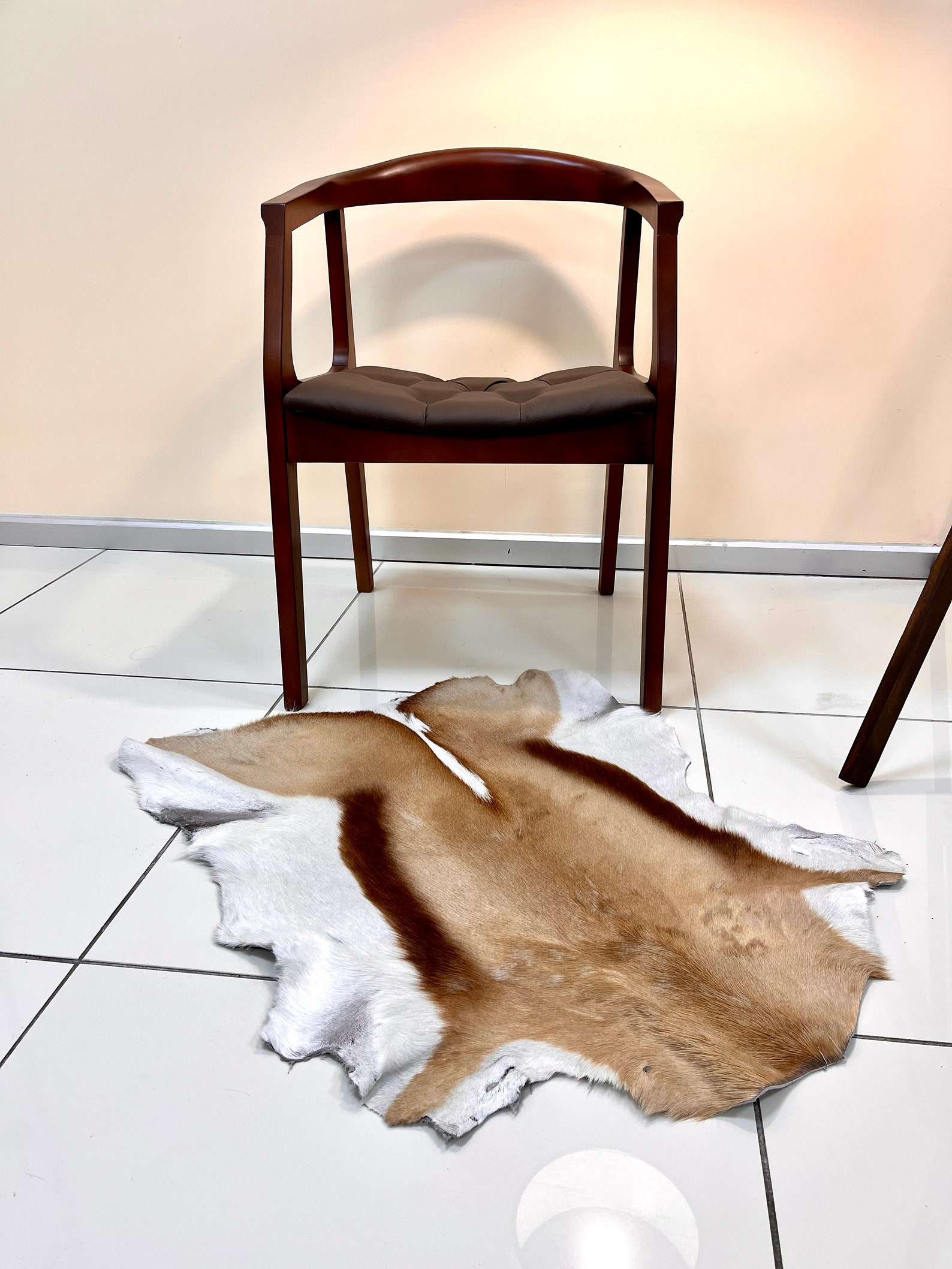 Real Deer Skin Pelt Natural Hide Rug Luxury Deer Hide Tanned Deer Skin ...