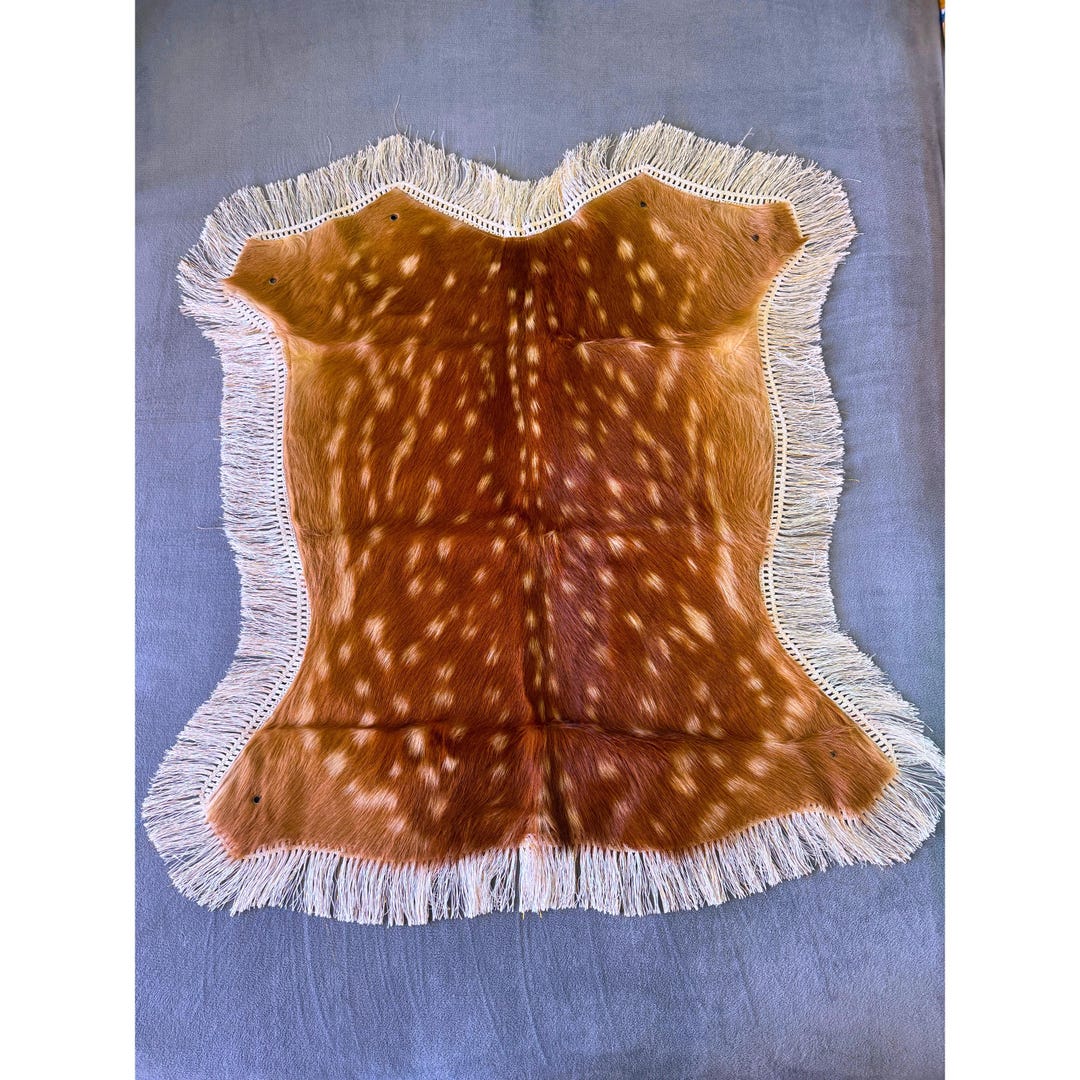 Genuine Fallow Deer Hide, Throw Fur Rug, Luxury Quality Deer Fur ...