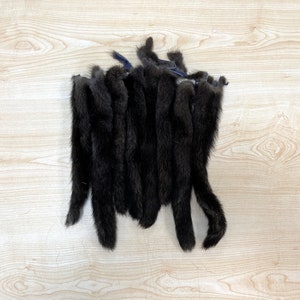 Mink Tails Real Genuine Mink Tail Natural Color Mink Tail - Etsy UK