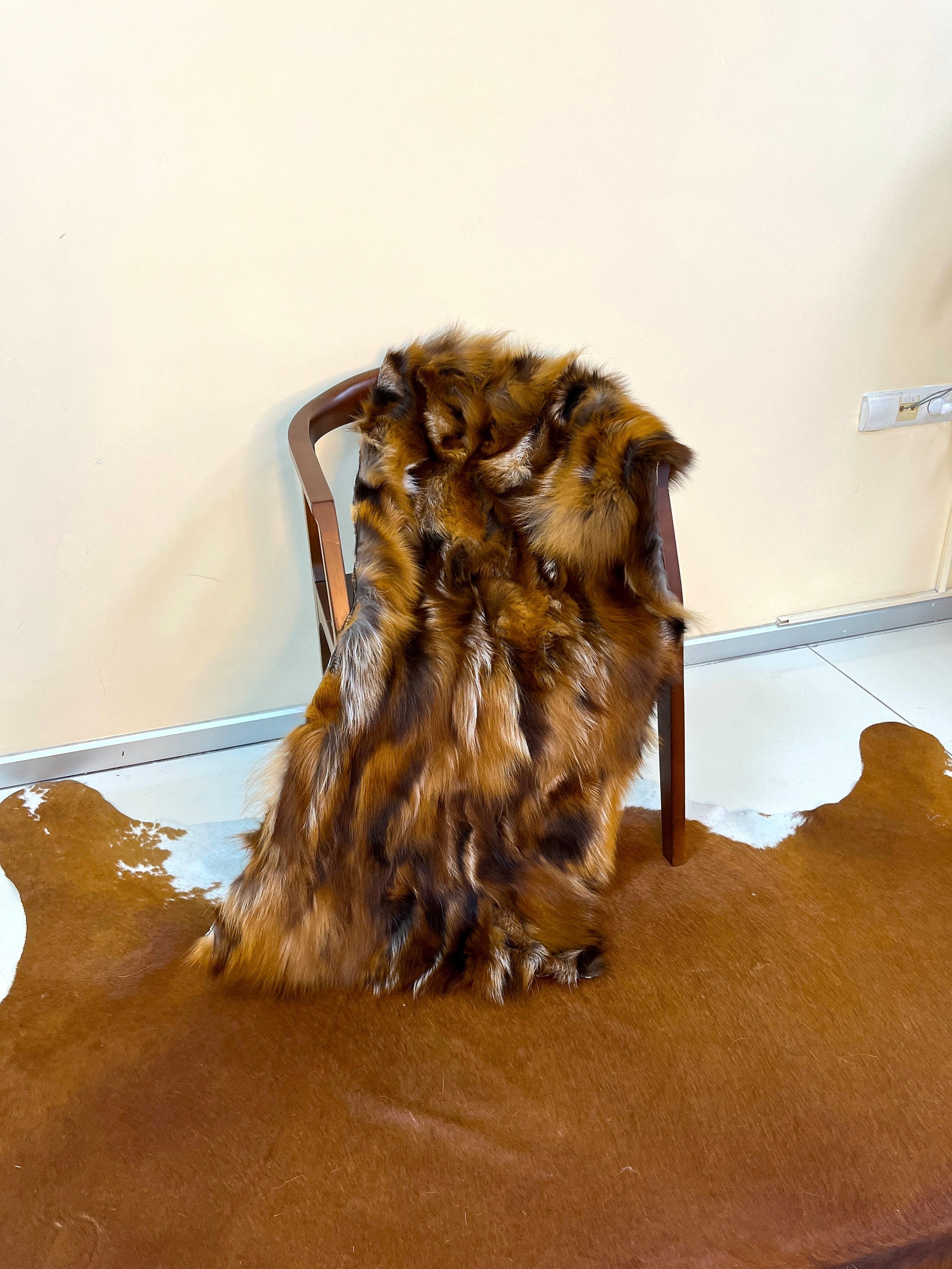 Real Canada Red Fox Rug Genuine Red Fox Fur Fox Pelt Skin - Etsy