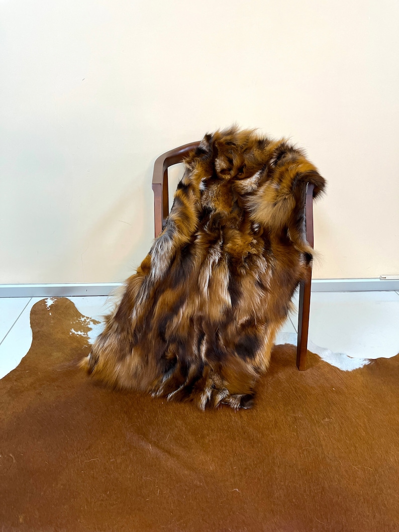 Real Canada Red Fox Rug Genuine Red Fox Fur Fox Pelt Skin - Etsy