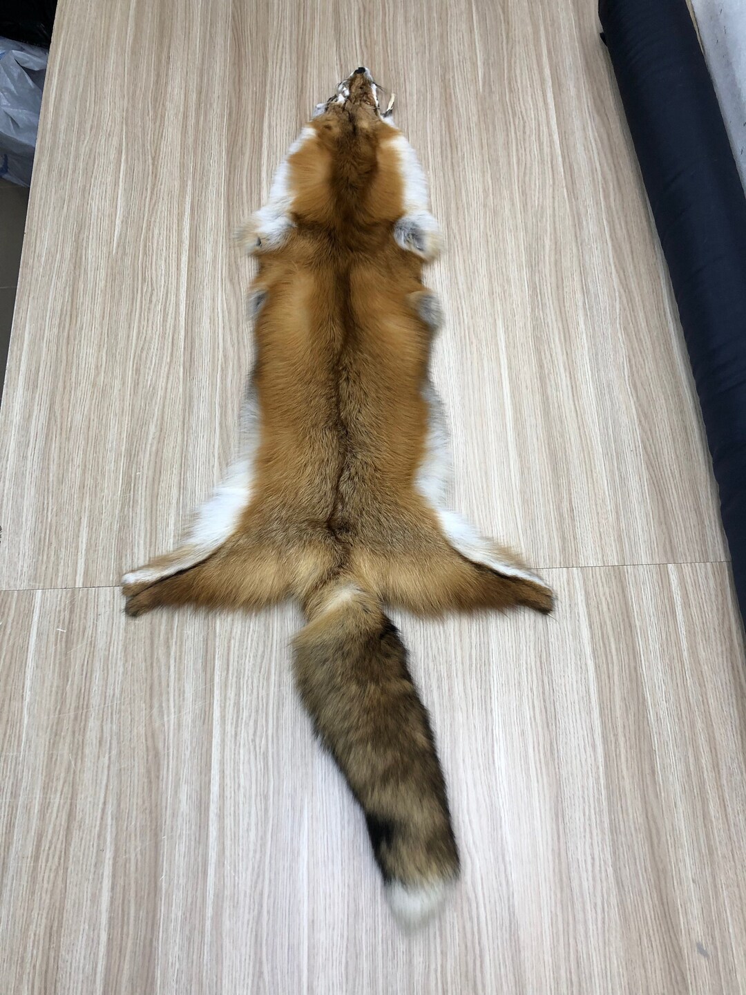 Red Fox Fur Pelt ,you've Never Seen One This Big Before, Soft Fox Fur ...