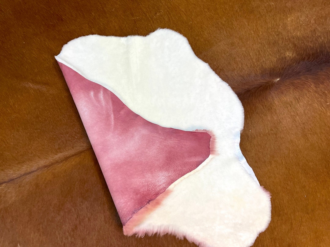 Genuine White Sheepskin Shearling Hide, Sheepskin Fur Upholstery ...