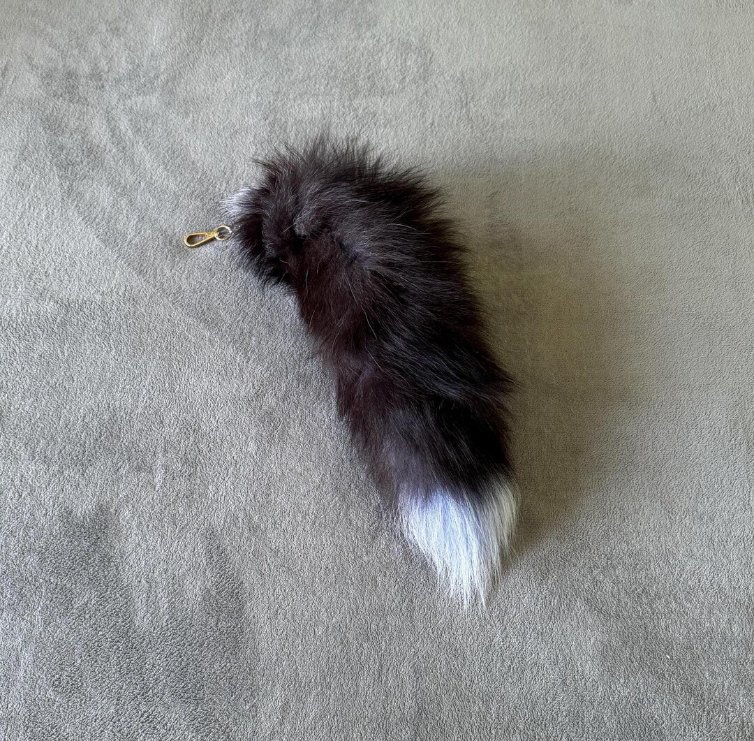 Real Fox Tail Large Size Soft Fox Tail Genuine Fox Fur Tail Fox Tail ...