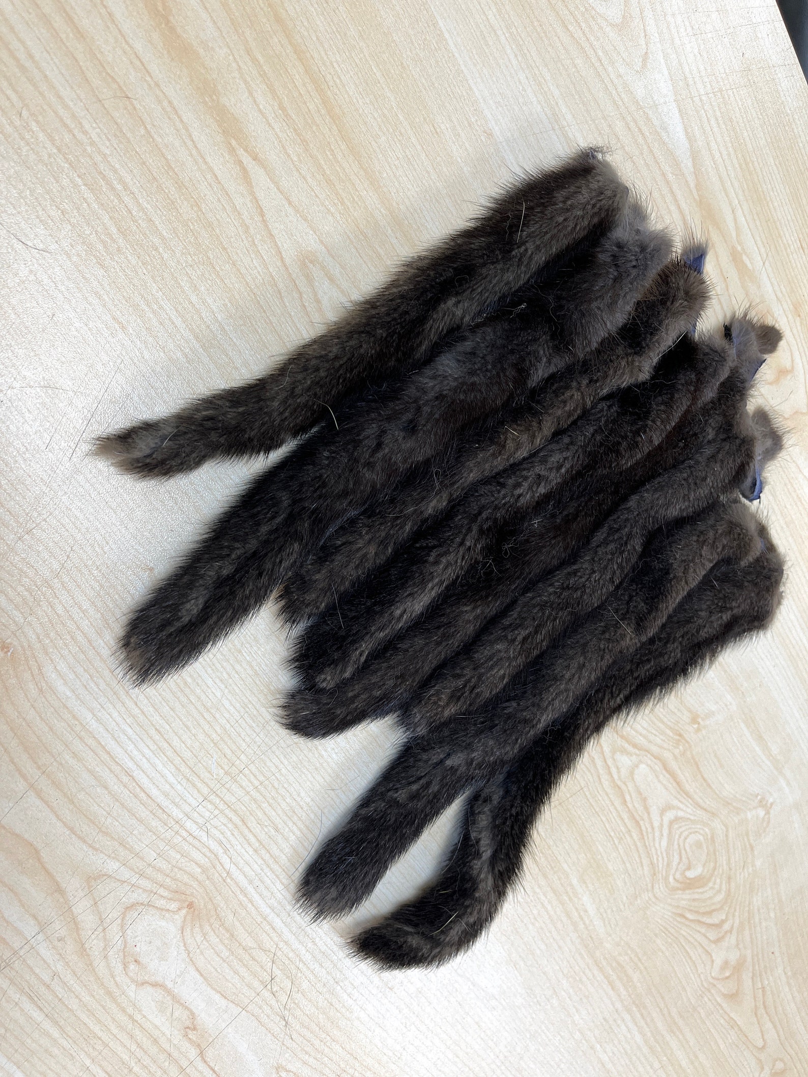 Mink Tails Real Genuine Mink Tail Natural Color Mink Tail - Etsy