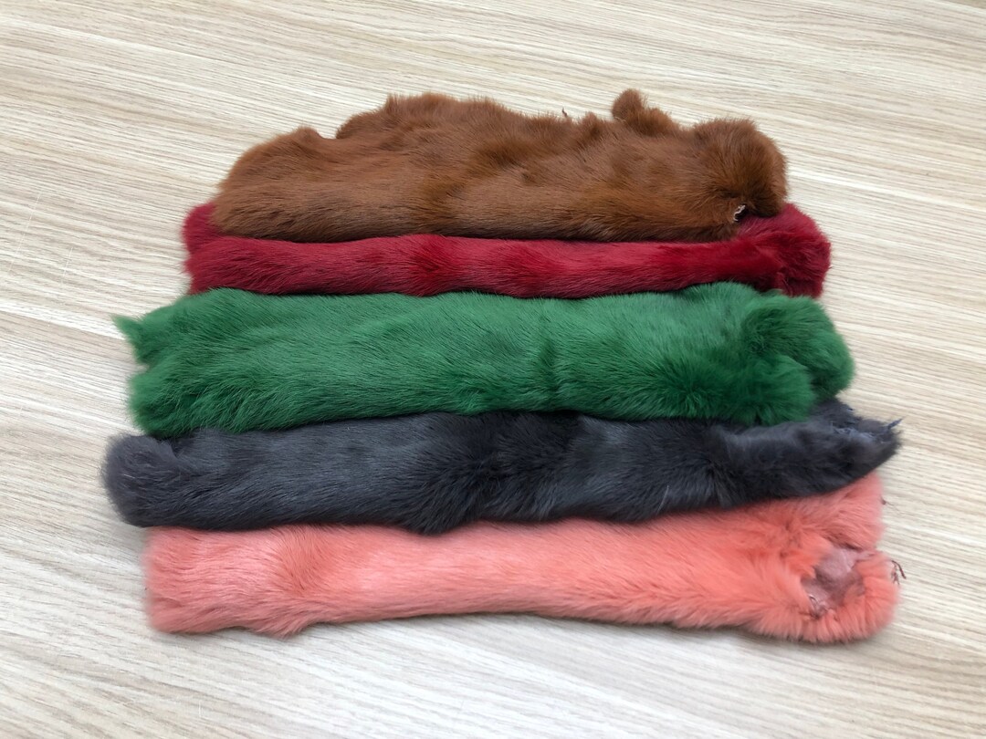 Rabbit Pelt Vegan Dye Fur Newborn Rabbit Fur Newborn Fur Props Newborn ...