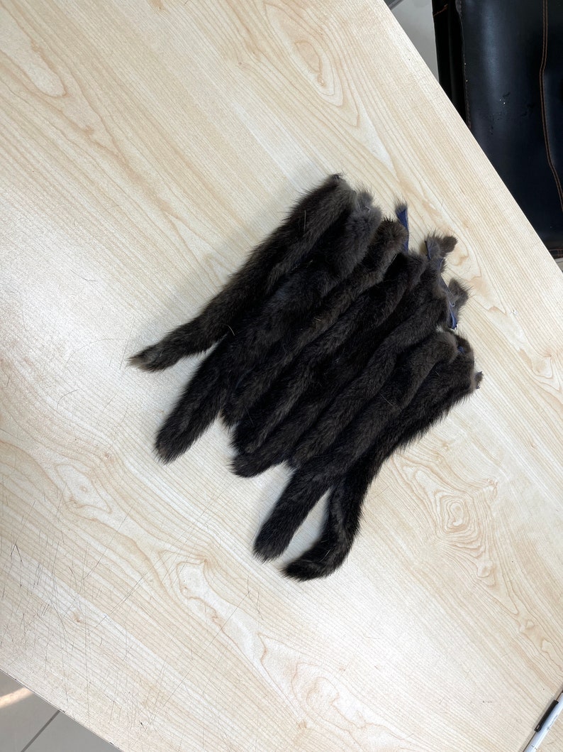 Mink Tails Real Genuine Mink Tail Natural Color Mink Tail - Etsy UK