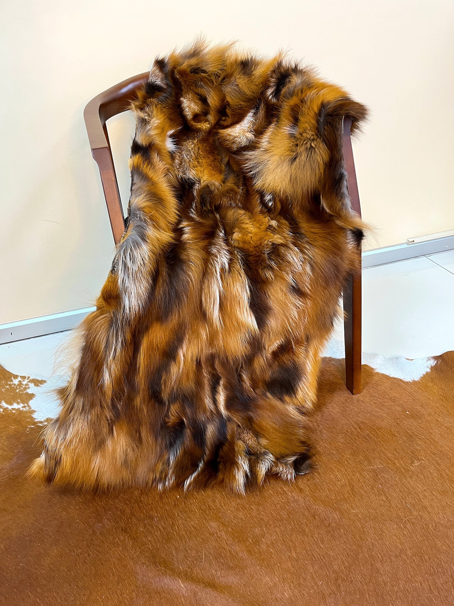 Real Canada Red Fox Rug Genuine Red Fox Fur Fox Pelt Skin - Etsy
