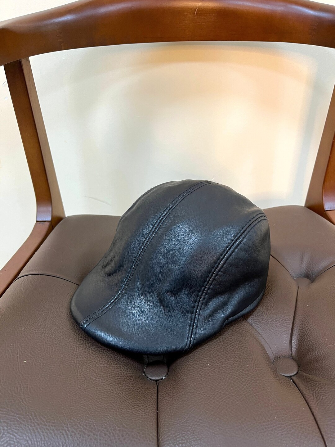 Ivy Cap, Leather Ivy Driver Cap, Black Ivy Cap , Brown Ivy Cap ...