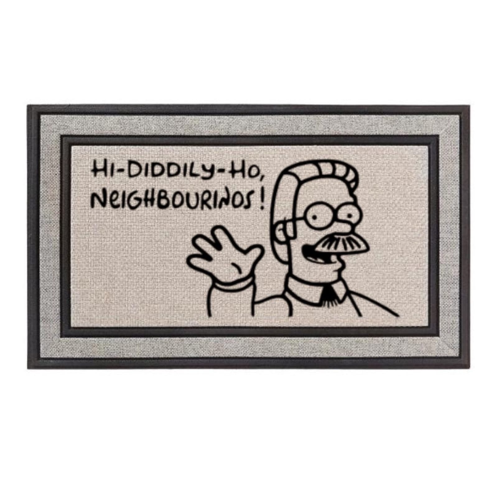 Simpsons Doormat Ned Flanders New Home Gift the Simpsons - Etsy