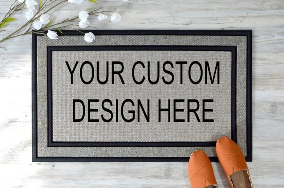 Print Your Own Image, Logo, or Design Custom Doormat | Business Logo ...