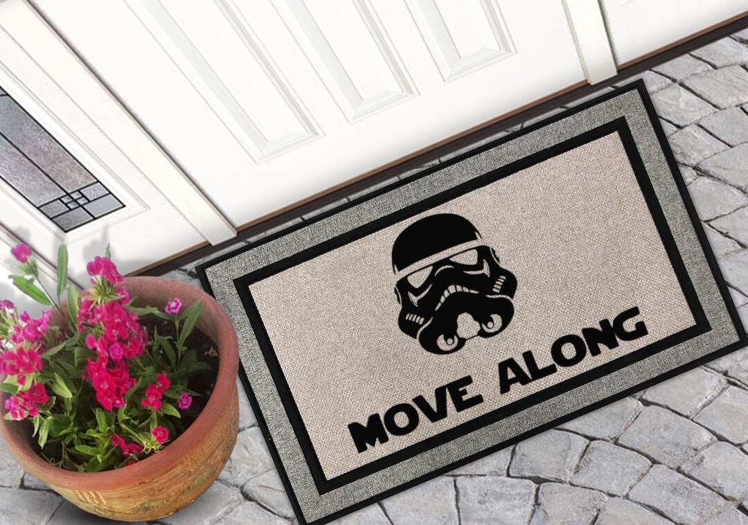 Star Wars Move Along Doormat | Star Wars Gifts | Stormtrooper Home Door ...