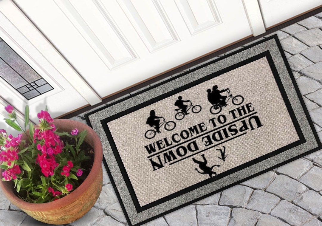 Stranger Things Welcome to the Upside Down Doormat | Stranger Things ...