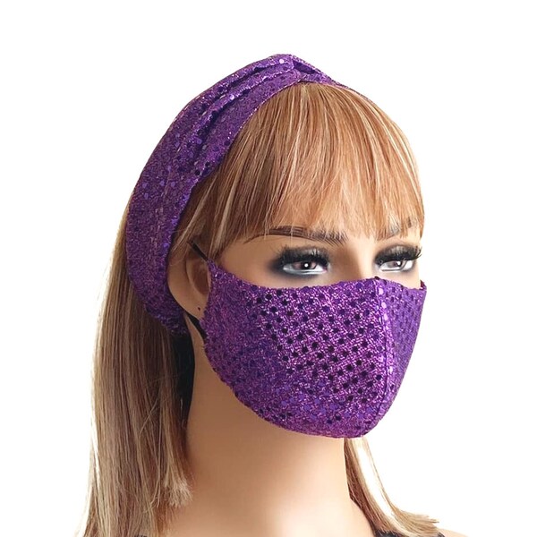 Mask With Headband - Etsy