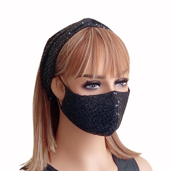 Sequin Headband - Etsy