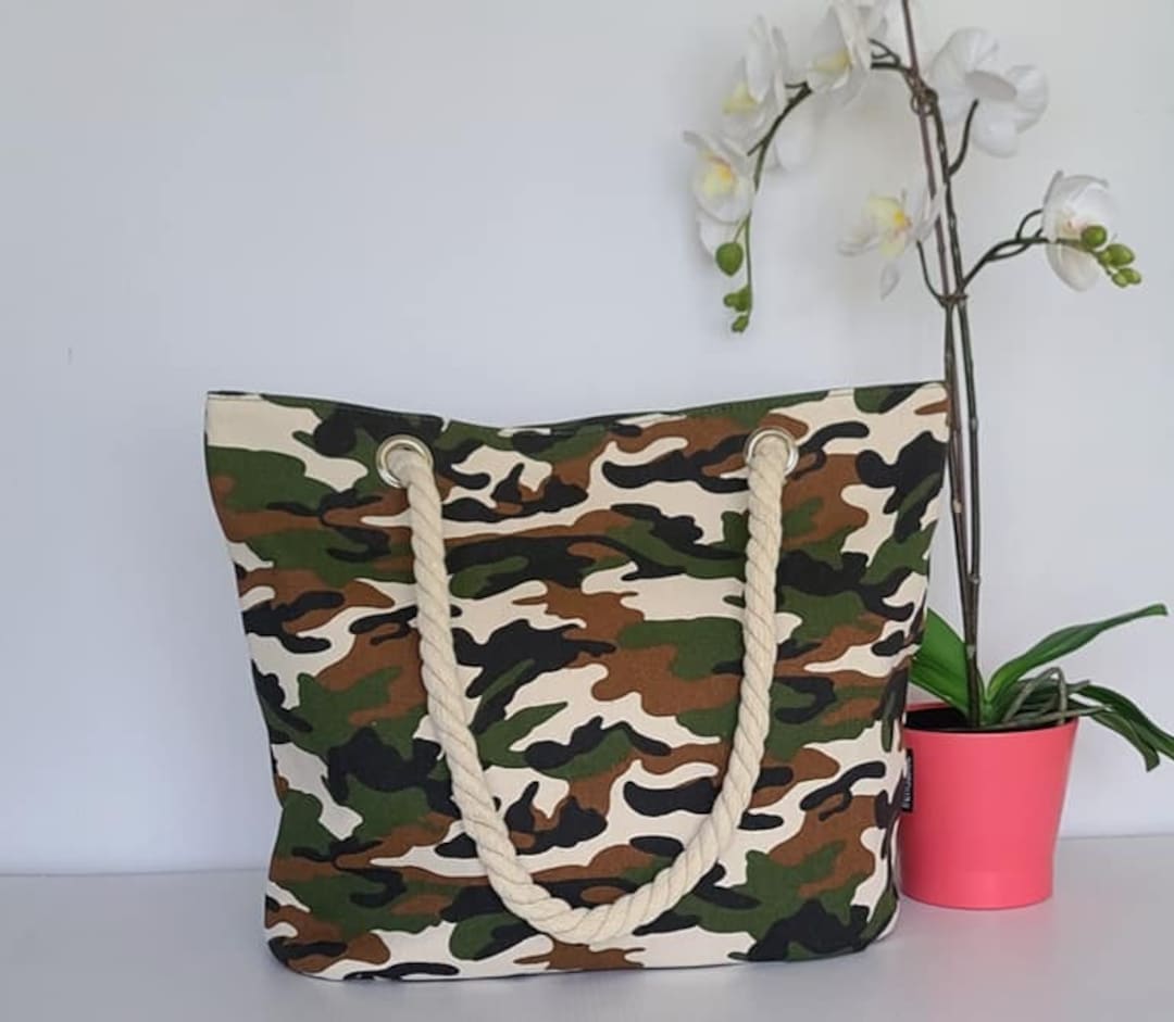 Camouflage Tote Bag/army Camo Shoulder Bag/woman Camouflage Shoulder ...