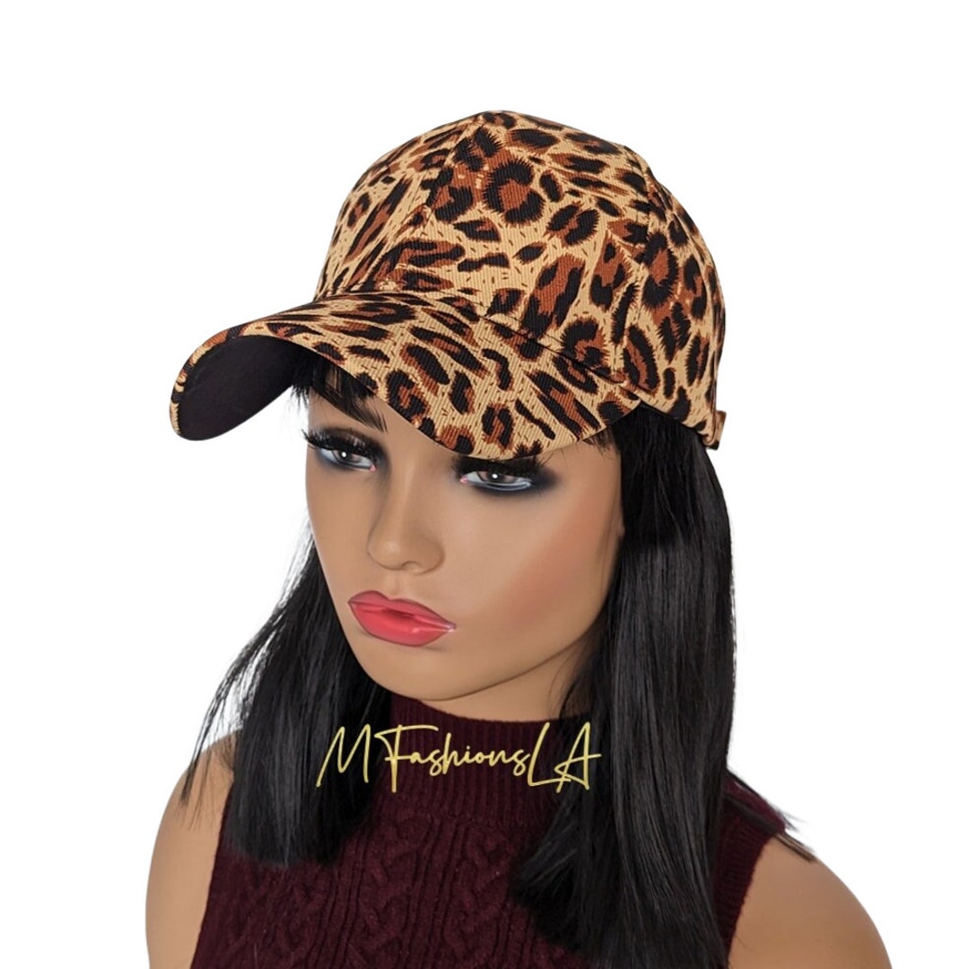 Leopard Print Baseball Cap/animal Print Casual Hat/woman Trucker Hat ...