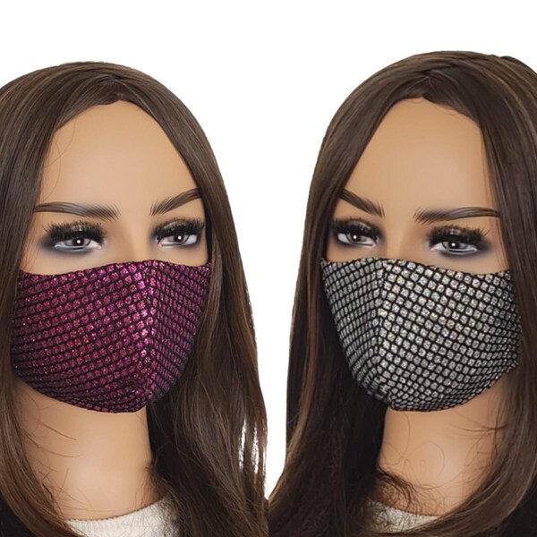 Glitter Masks for Women - Etsy
