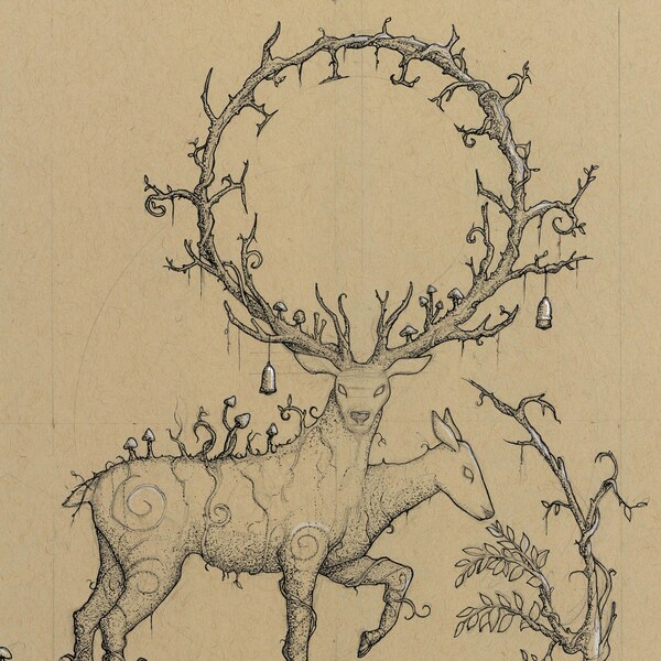 Fantasy Animal Art - Etsy
