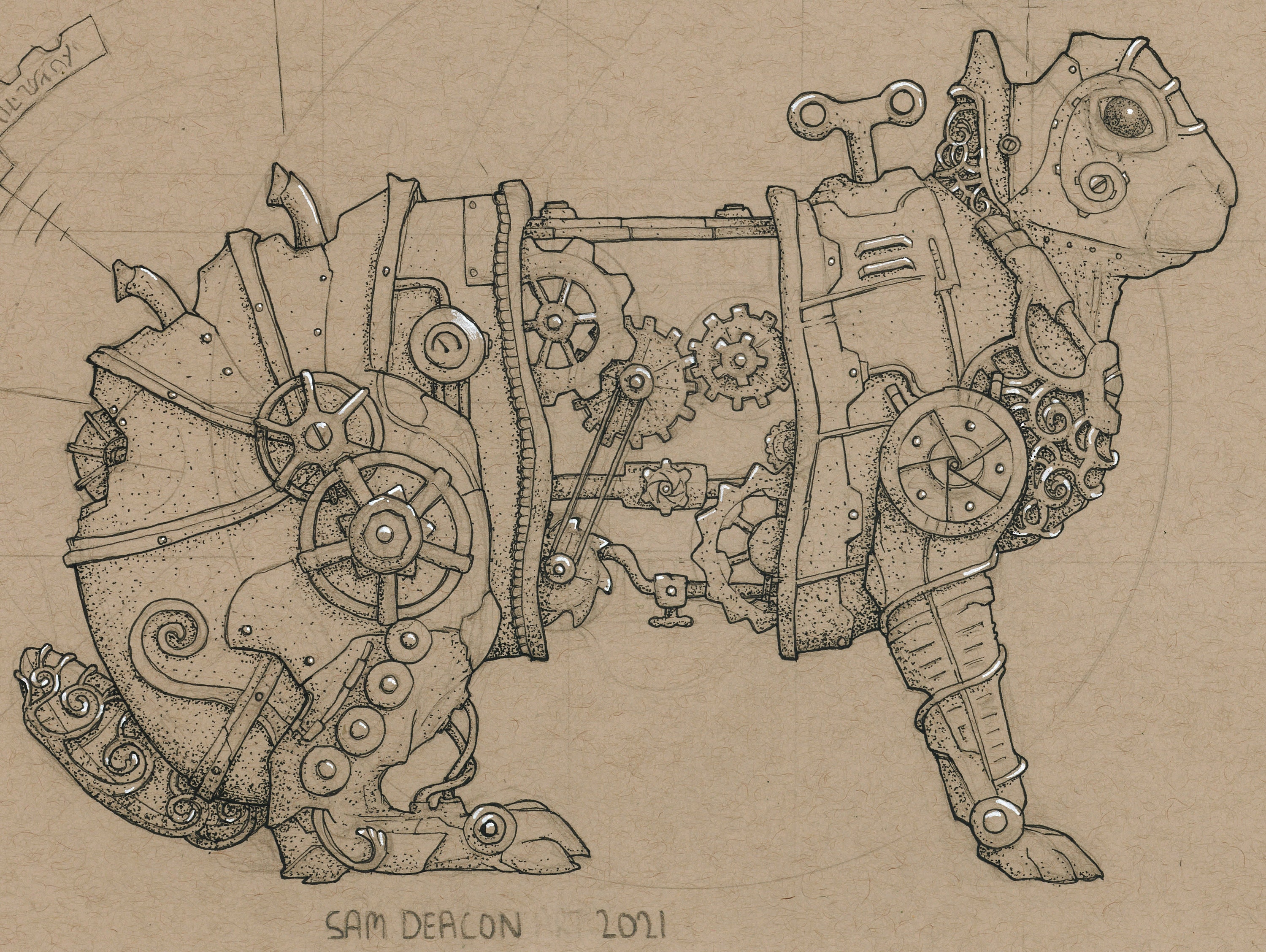 Steampunk Rabbit Digital Download Steampunk Art Prints - Etsy UK