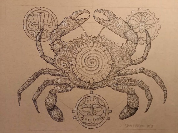 Polynesian Crab Tattoo