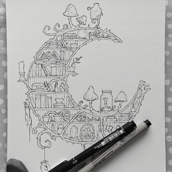 Abstract Ink Drawing - Etsy