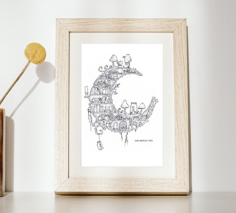 Digital IMAGE BUNDLE Star Moon and Sun Library Designs - Etsy