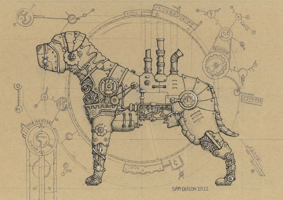 Steampunk Animal Sketches