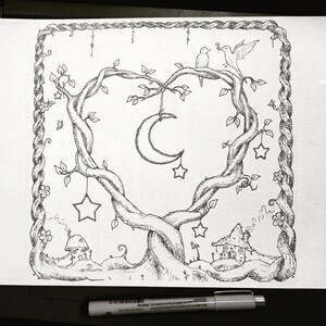 Tree of Love| Digital Download | Valentines Card for Her or Him Fantasy ...