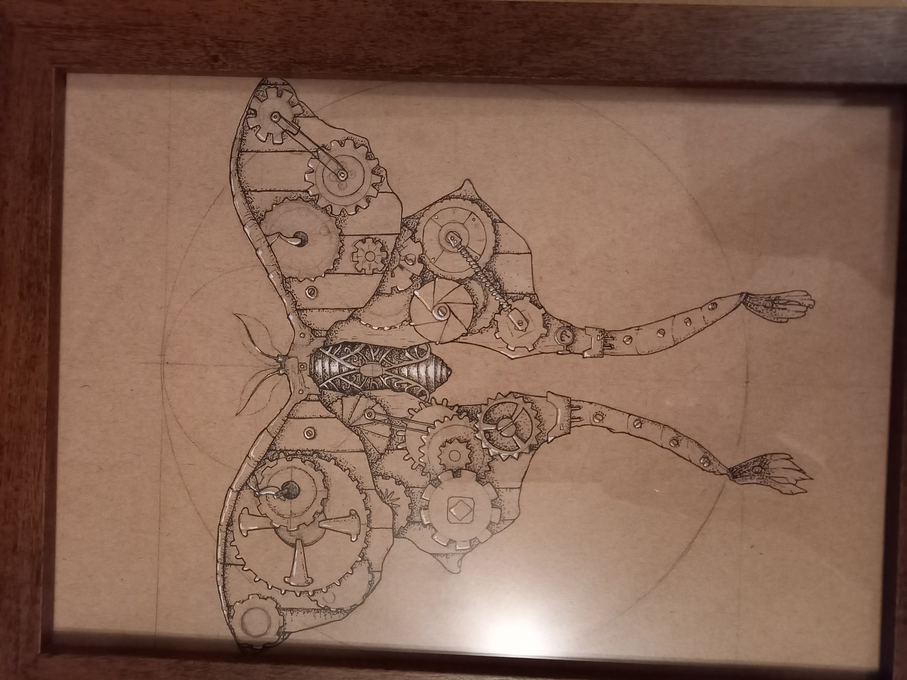 Steampunk Luna Moth | Digital Download - Steampunk Artwork, Ink ...