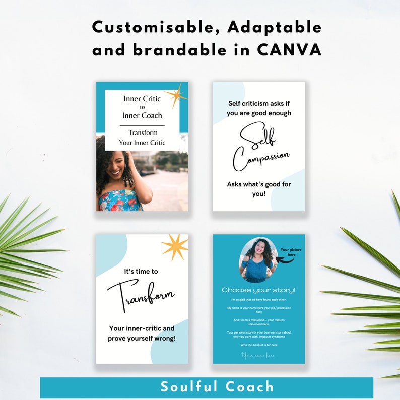 Inner Critic Coaches CANVA Template for a Life or Mindset - Etsy